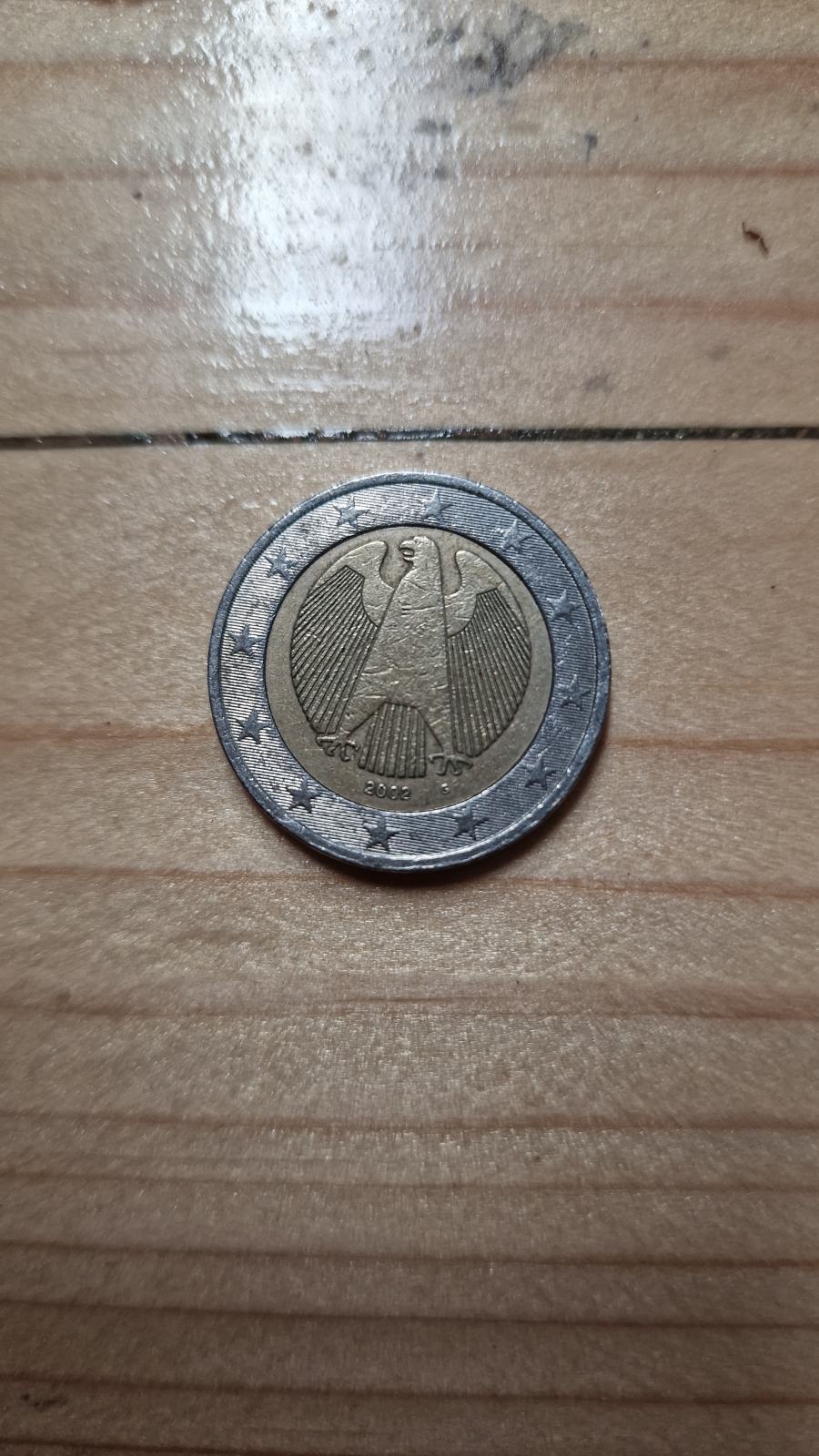 2 Eura 2002 Nemčija črka G