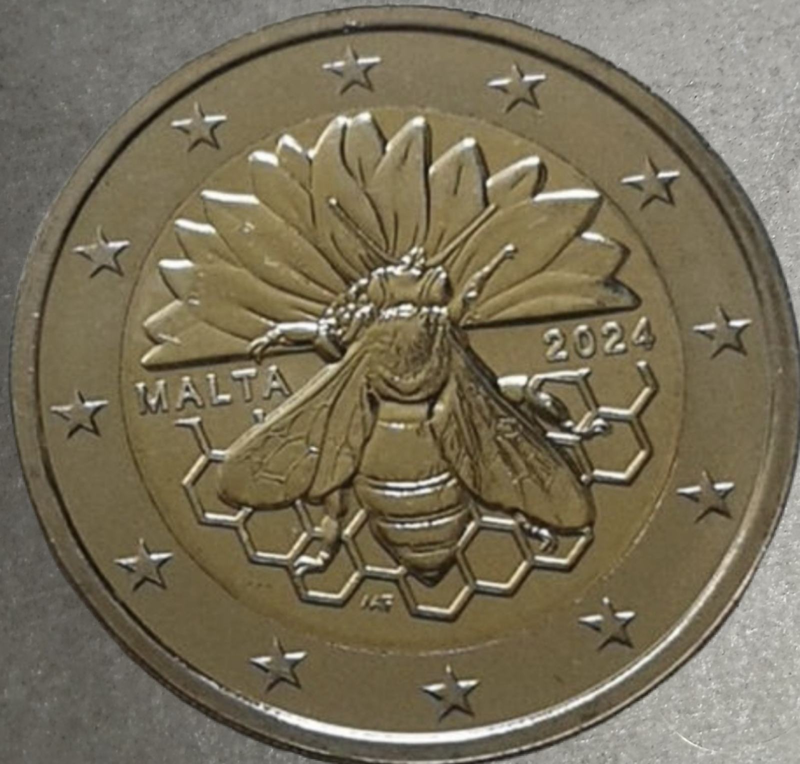 2 euro stempelglanz malta v etuiu