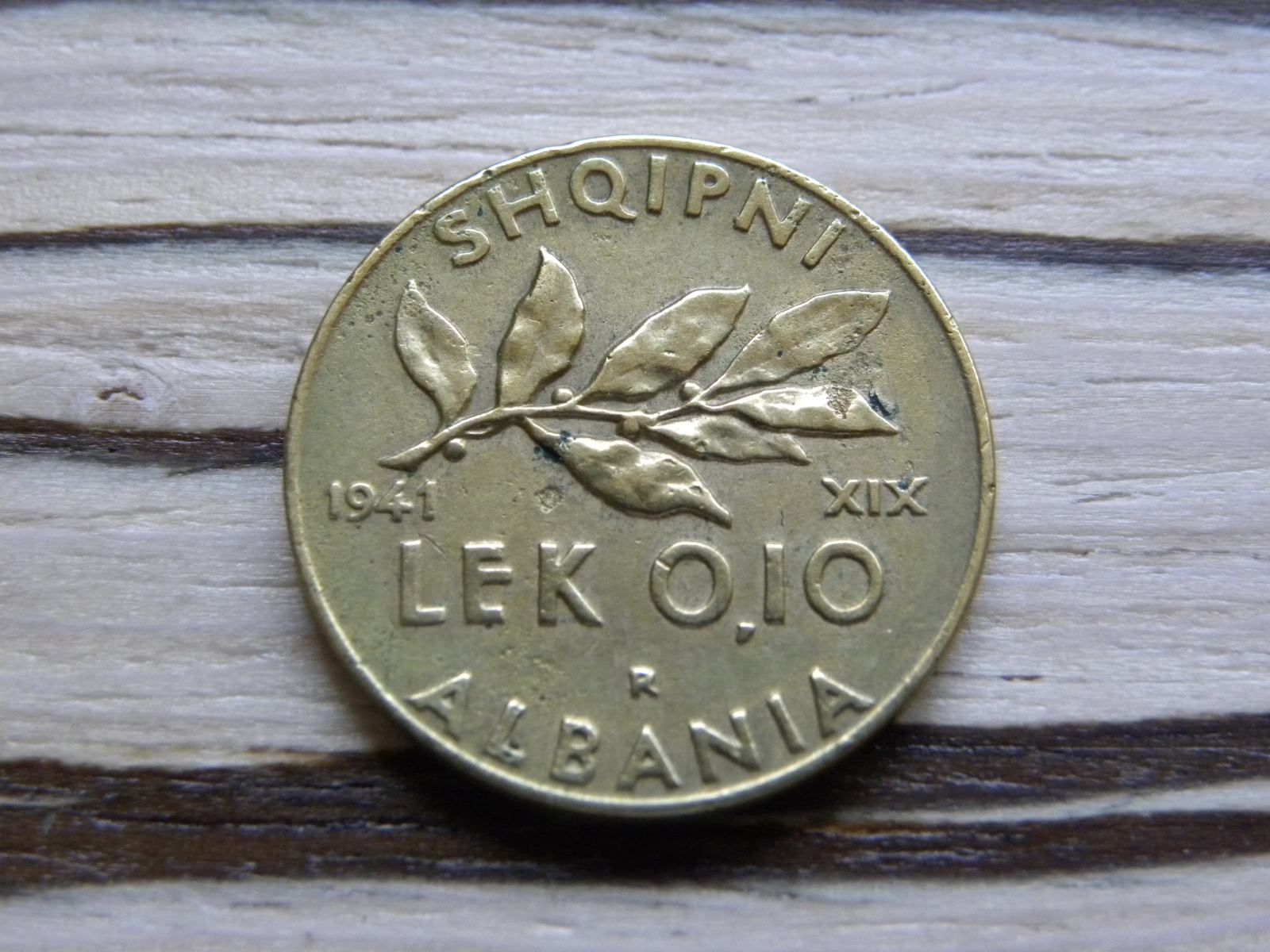 Albanija 0,10 lek 1941
