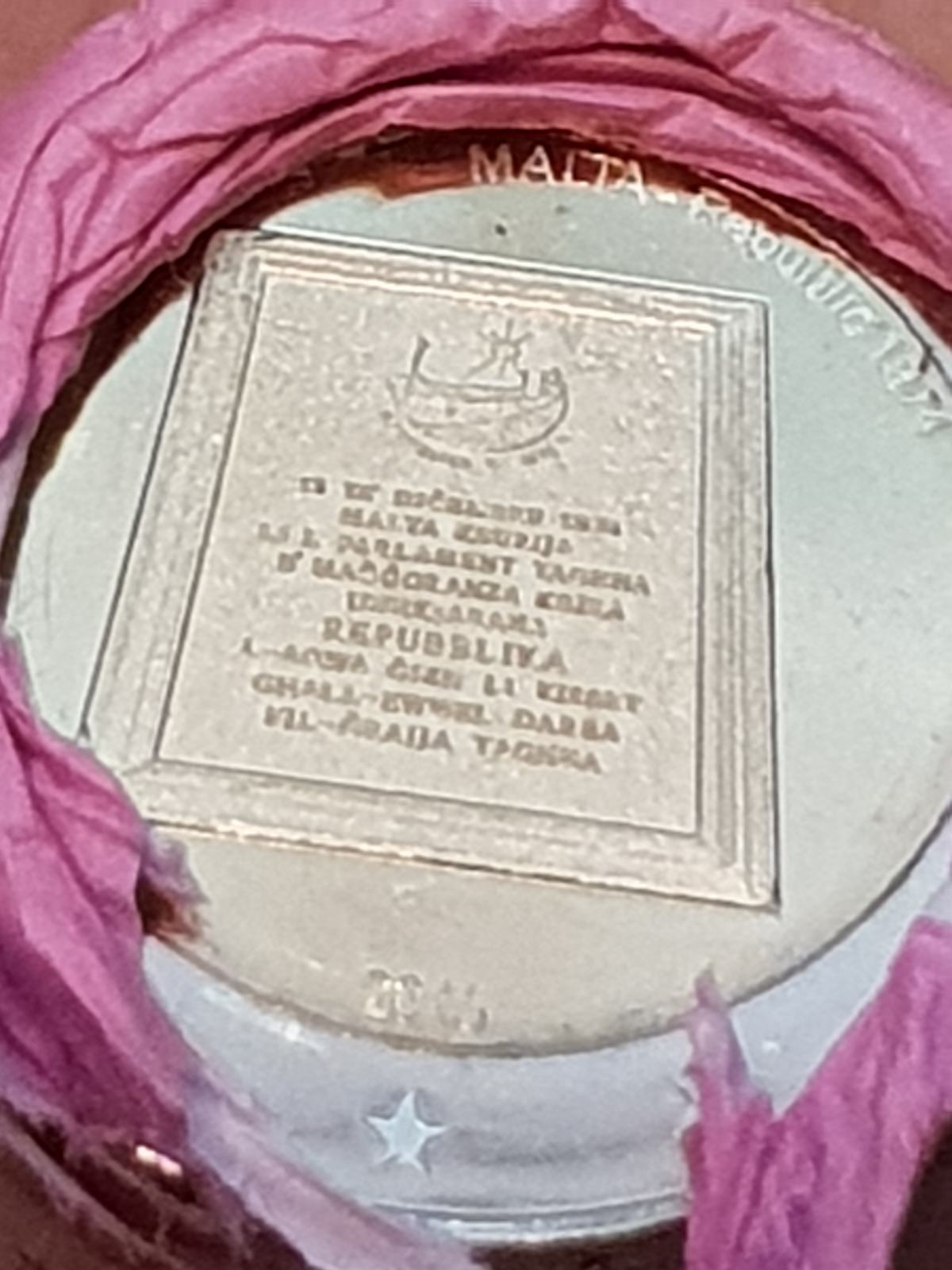Euro kovanec malta 2015 republika