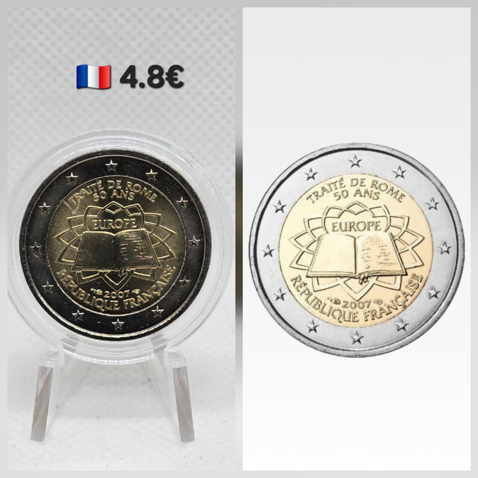 Francija 2 euro 2007 TOR