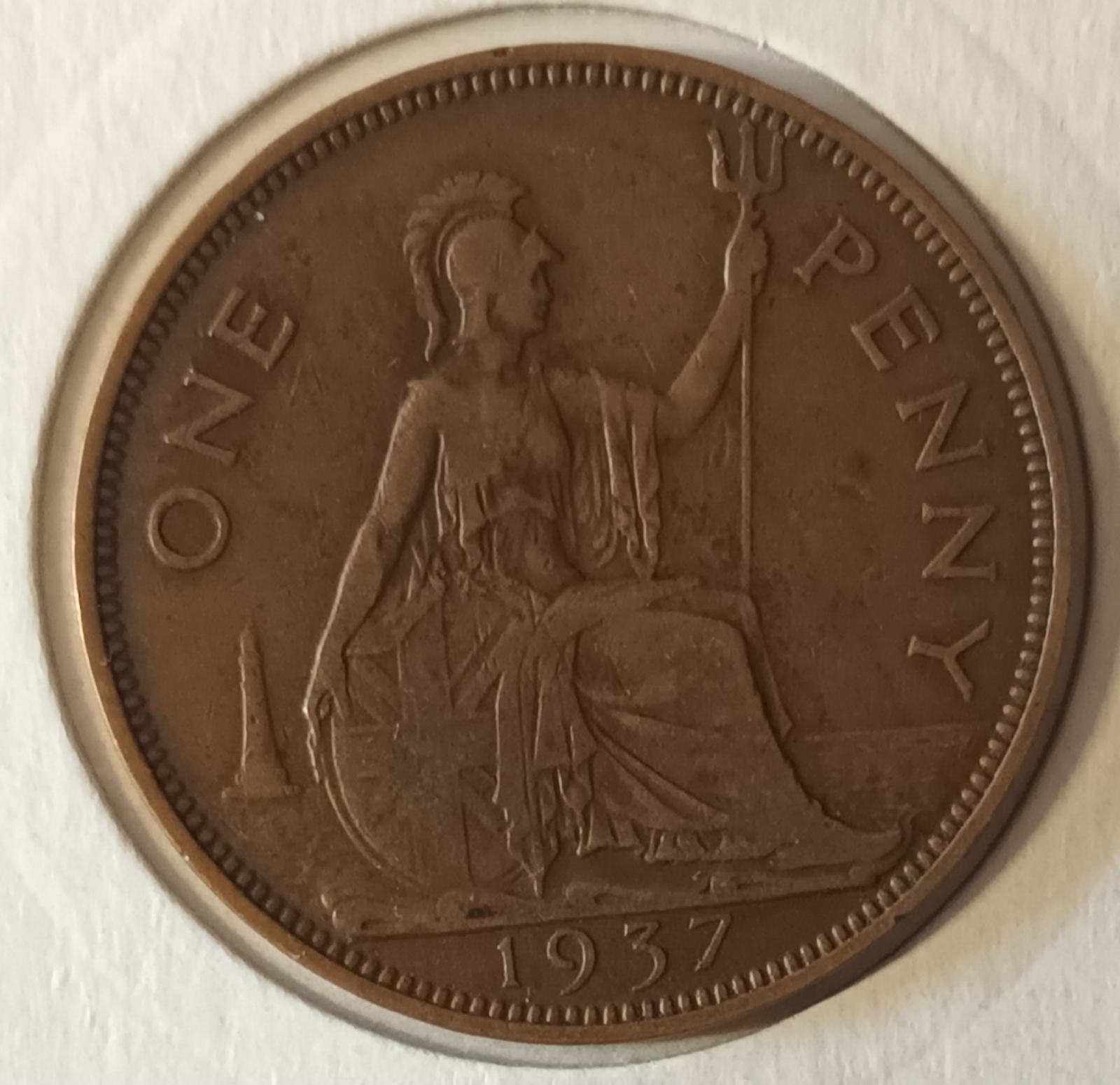 GREAT BRITAIN PENNY 1937