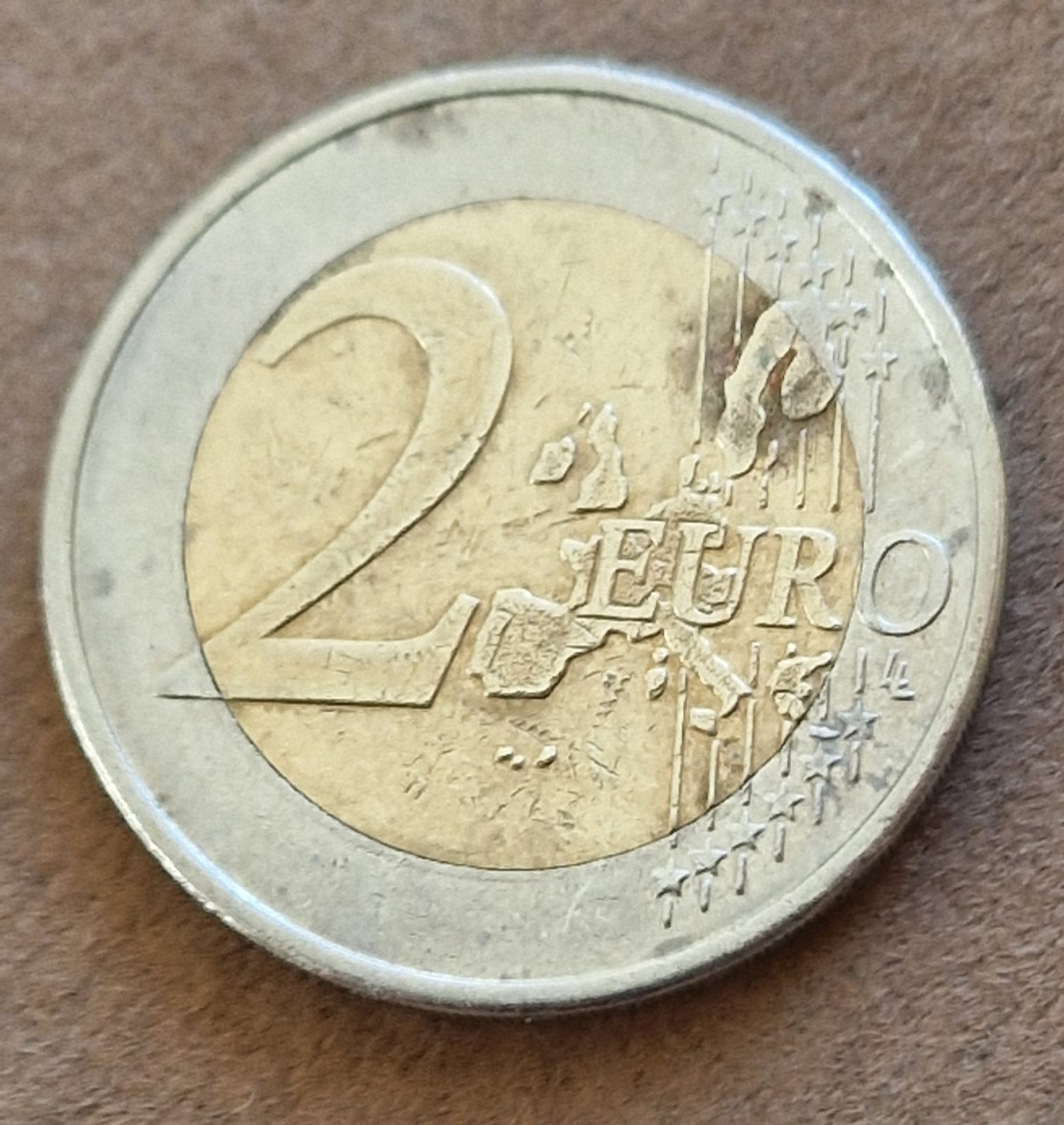 Kovanec 2 €, 2002 G, redek, zbirateljski