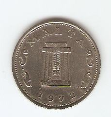 KOVANEC 5 CENT 1972 Malta