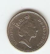 KOVANEC FIVE PENCE 1990 Anglija