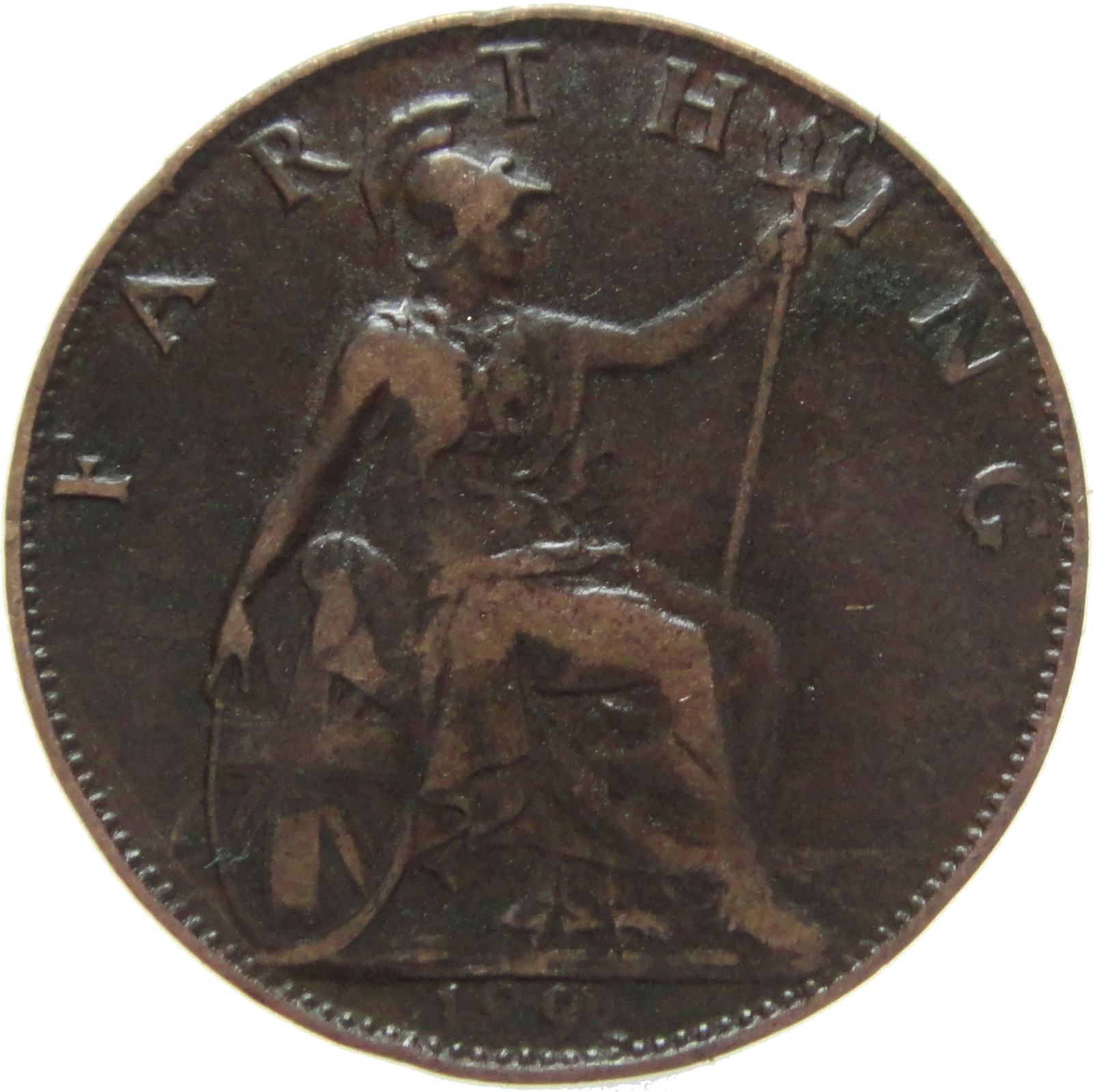 LaZooRo: Velika Britanija 1 Farthing 1898 VF