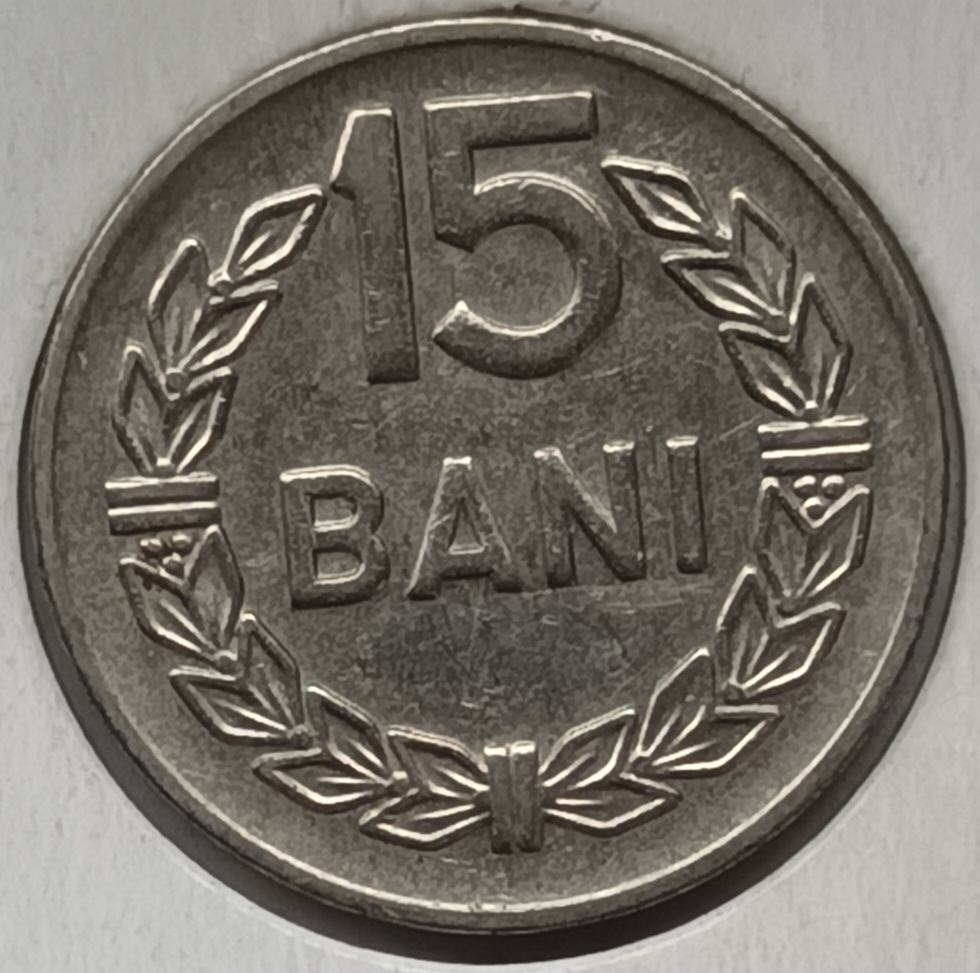ROMANIA 15 BANI 1966