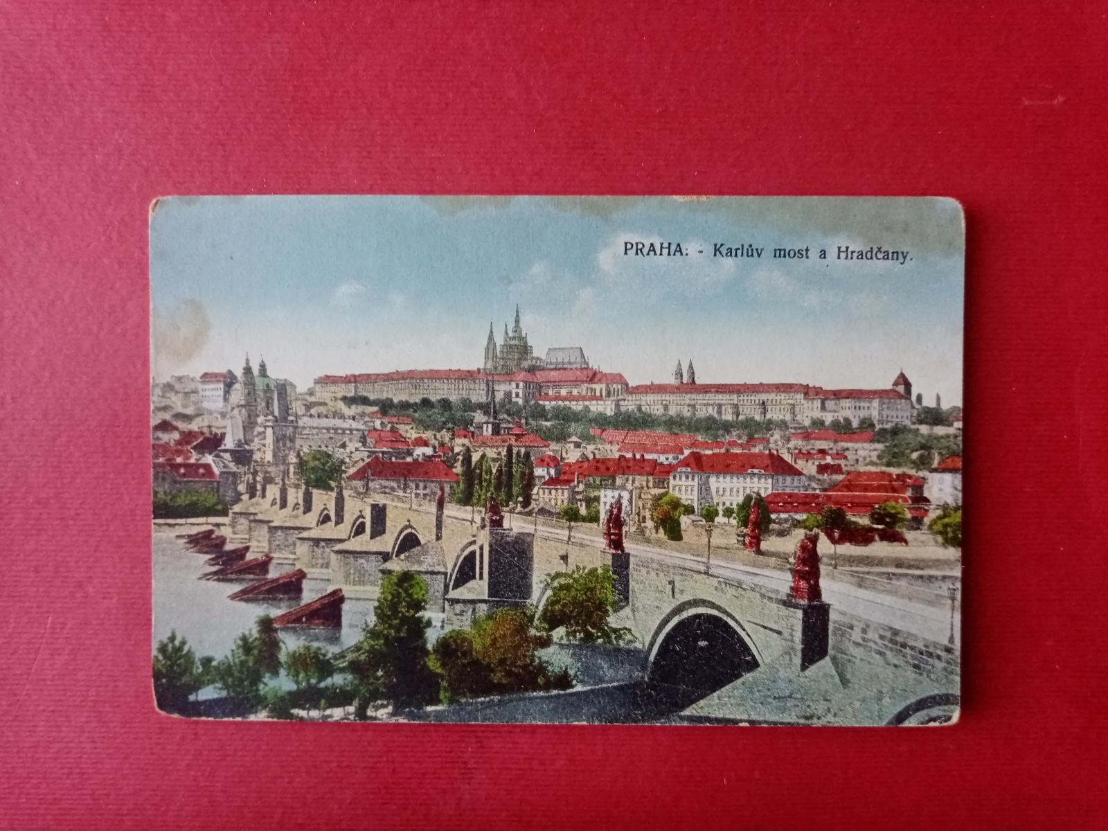 Praga-Karlov most in Hradčani (Praha-Karlův most a Hradčany),bridge