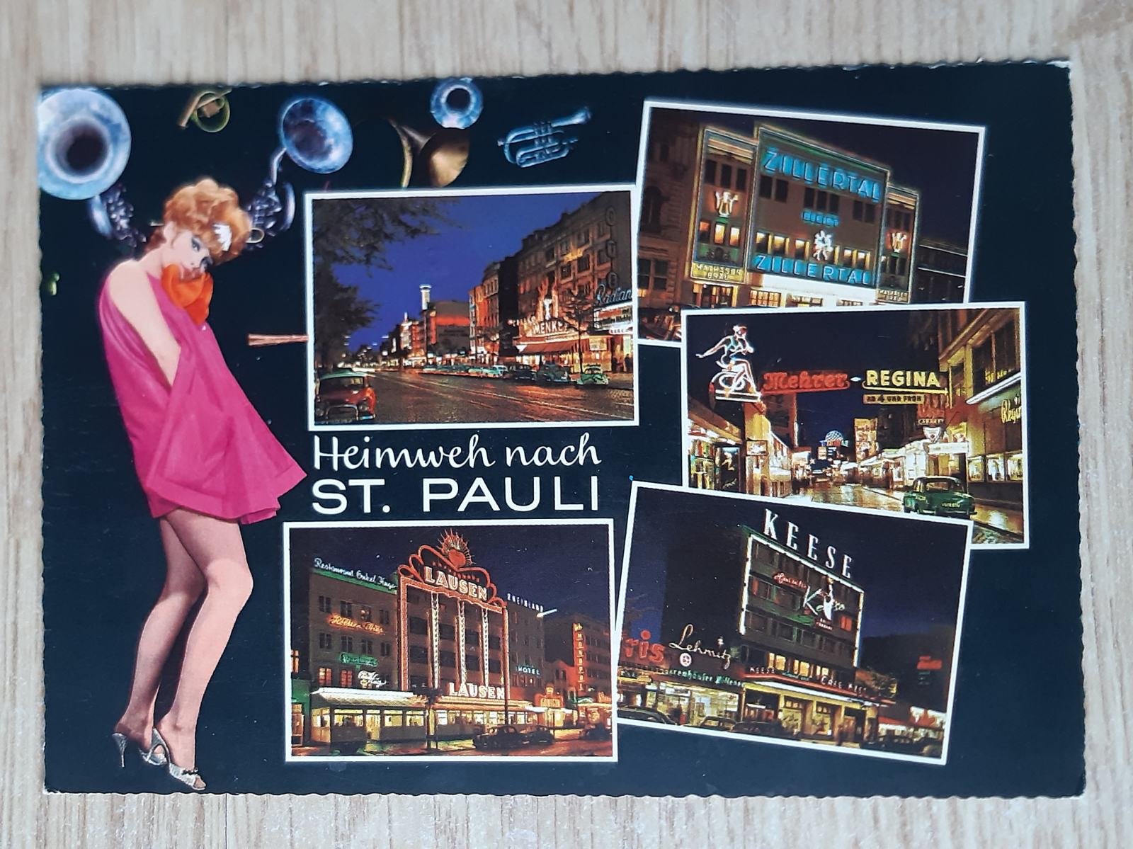 Razglednica Hamburg St. Pauli 1969 potovana Nemčija