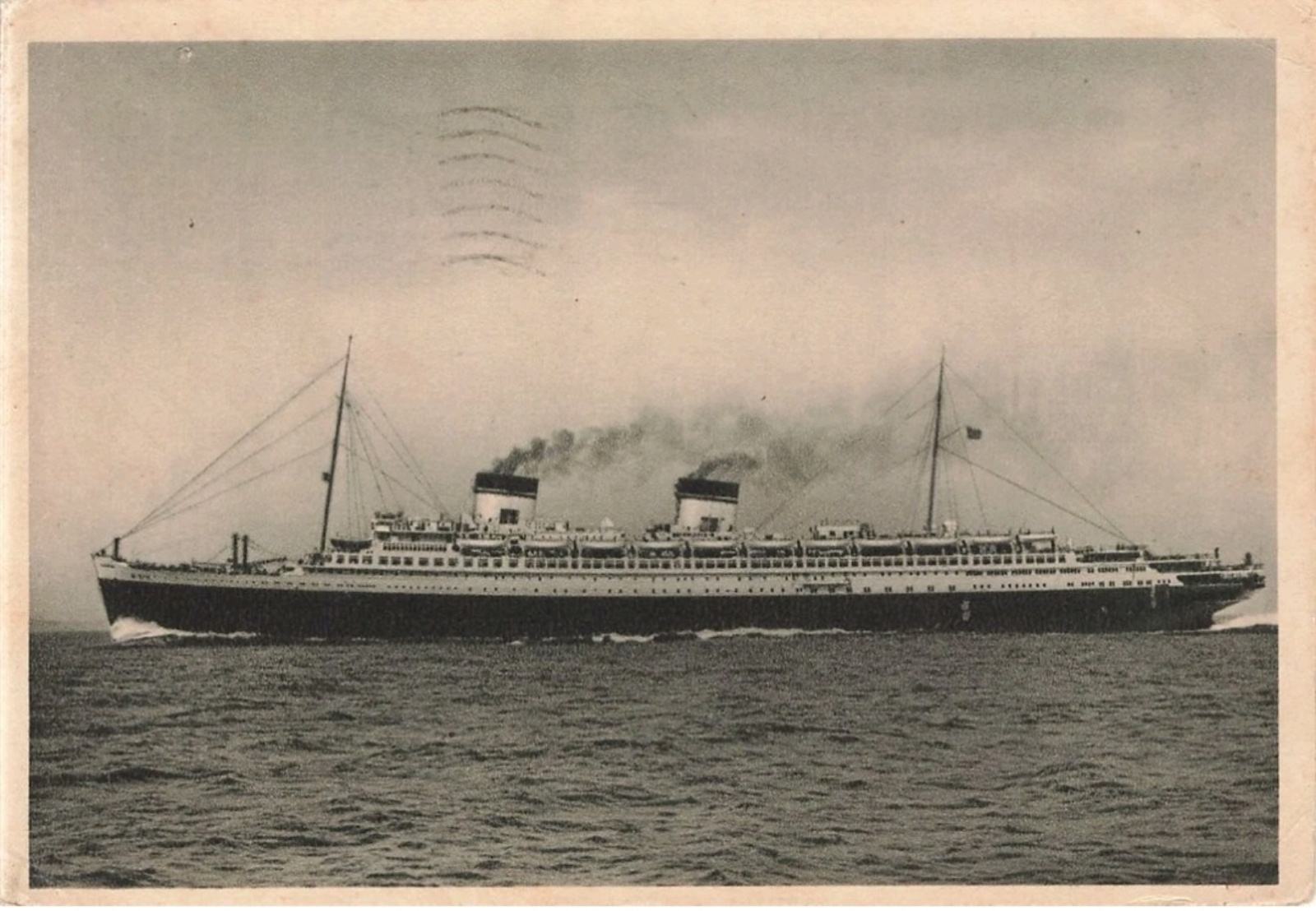 RAZGLEDNICA - LADJA REX PODLANA 1936