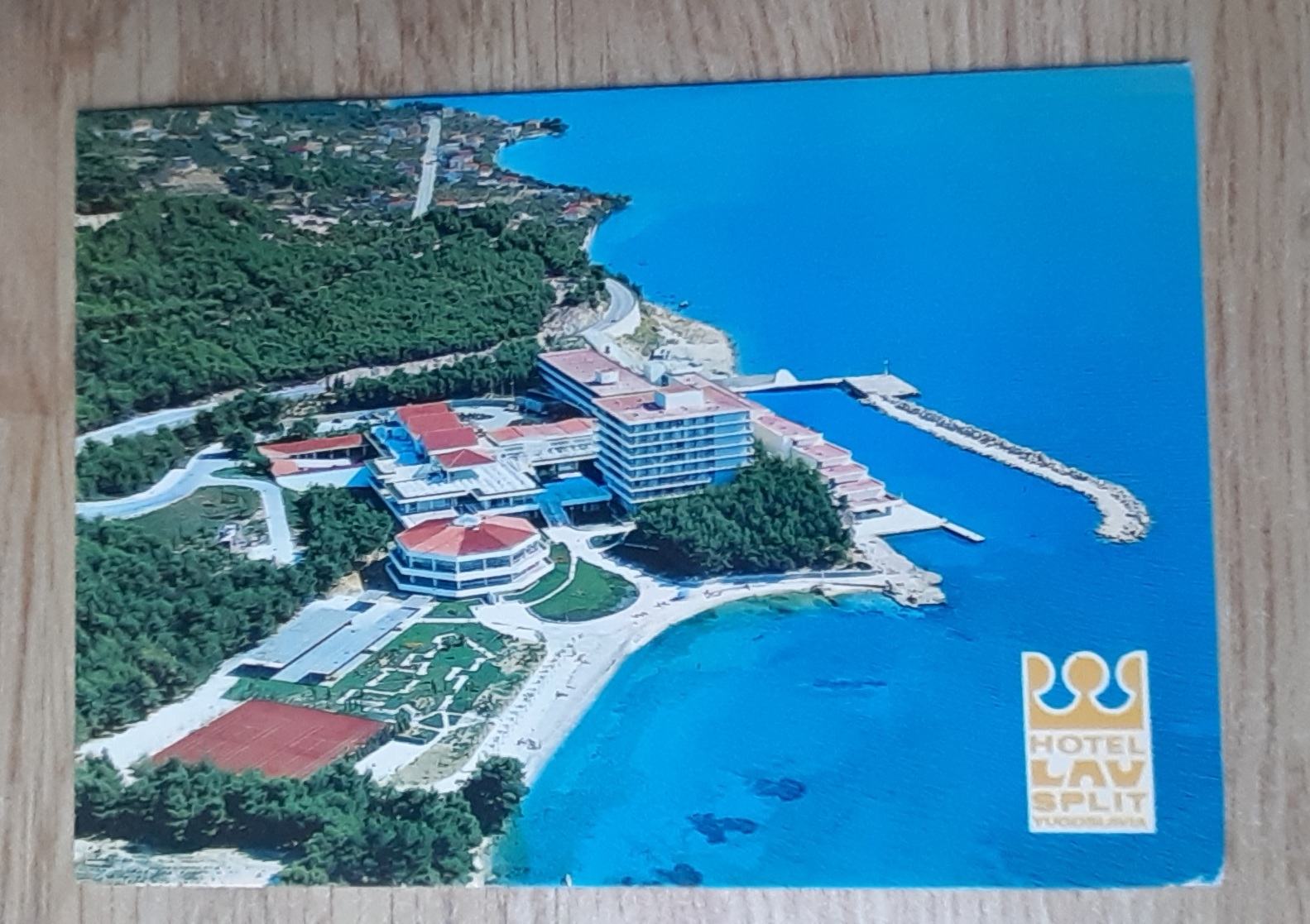 Razglednica Split Hotel LAV nepotovana Hrvaška
