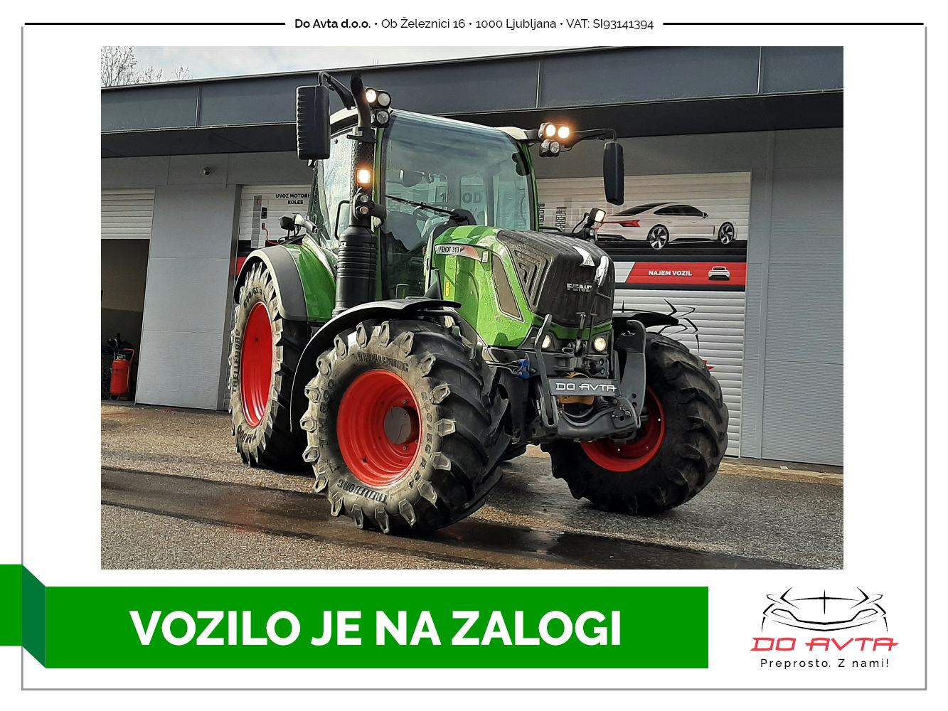 Fendt 313 Vario S4 Profi