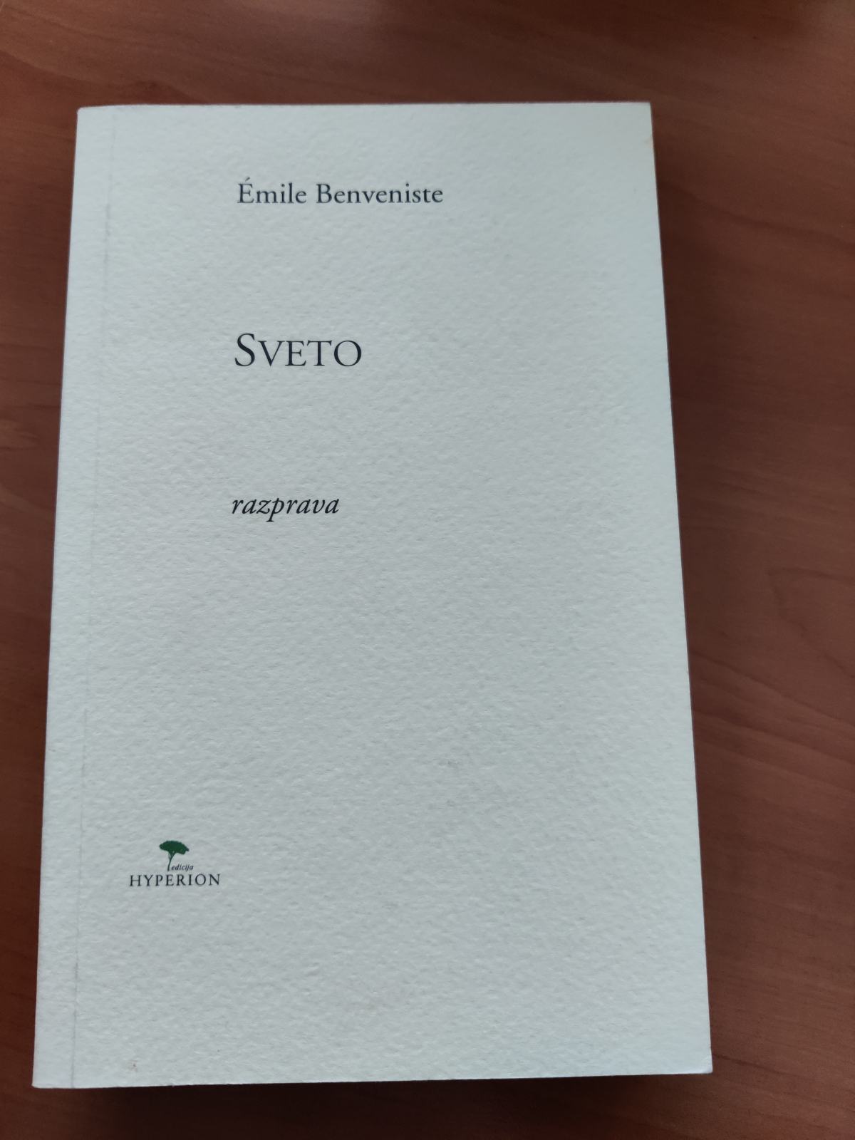 Benveniste: Sveto