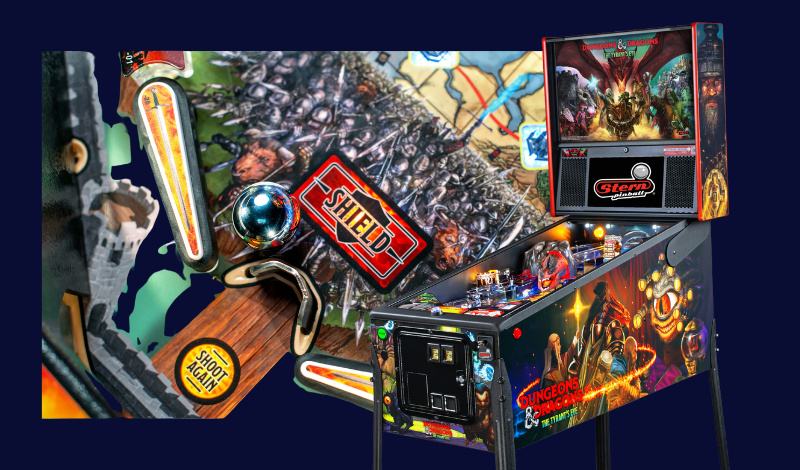 Fliper Stern Pinball Dungeons & Dragons: The Tyrants Eye PRO Edition