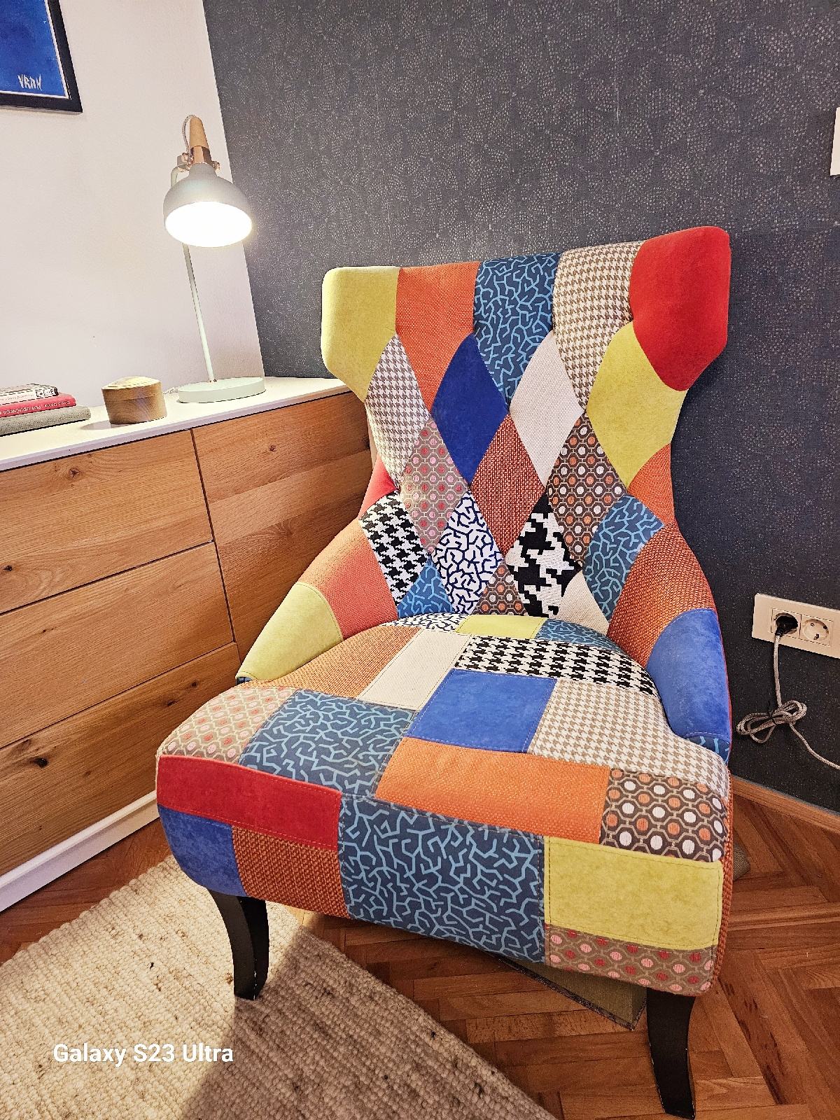 Patchwork fotelj