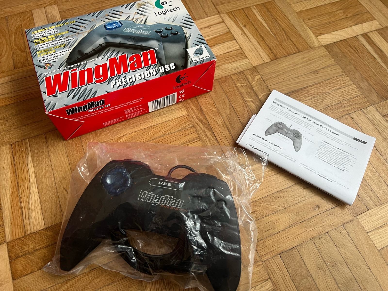 Logitech wingman precision usb joystick kontroler