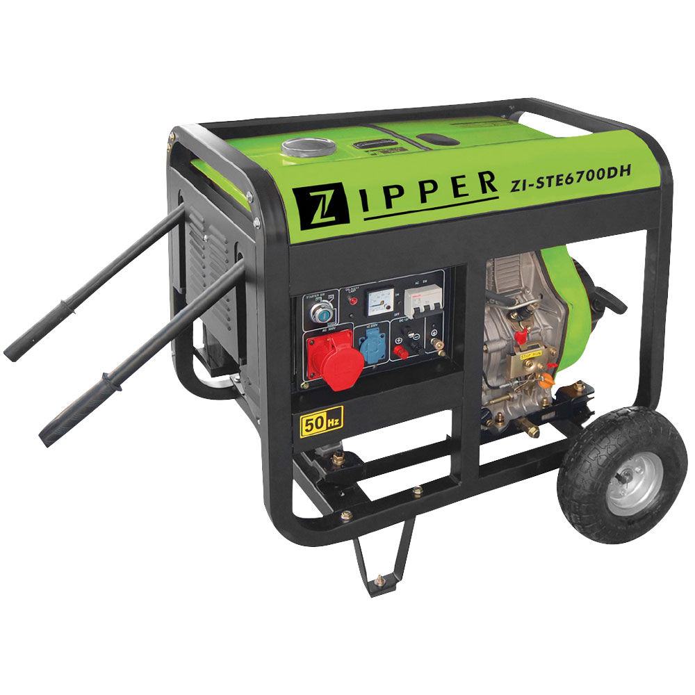 AGREGAT GENERATOR ZIPPER ZI-STE 6700DH DIESEL/AVR, bencinski agregat,