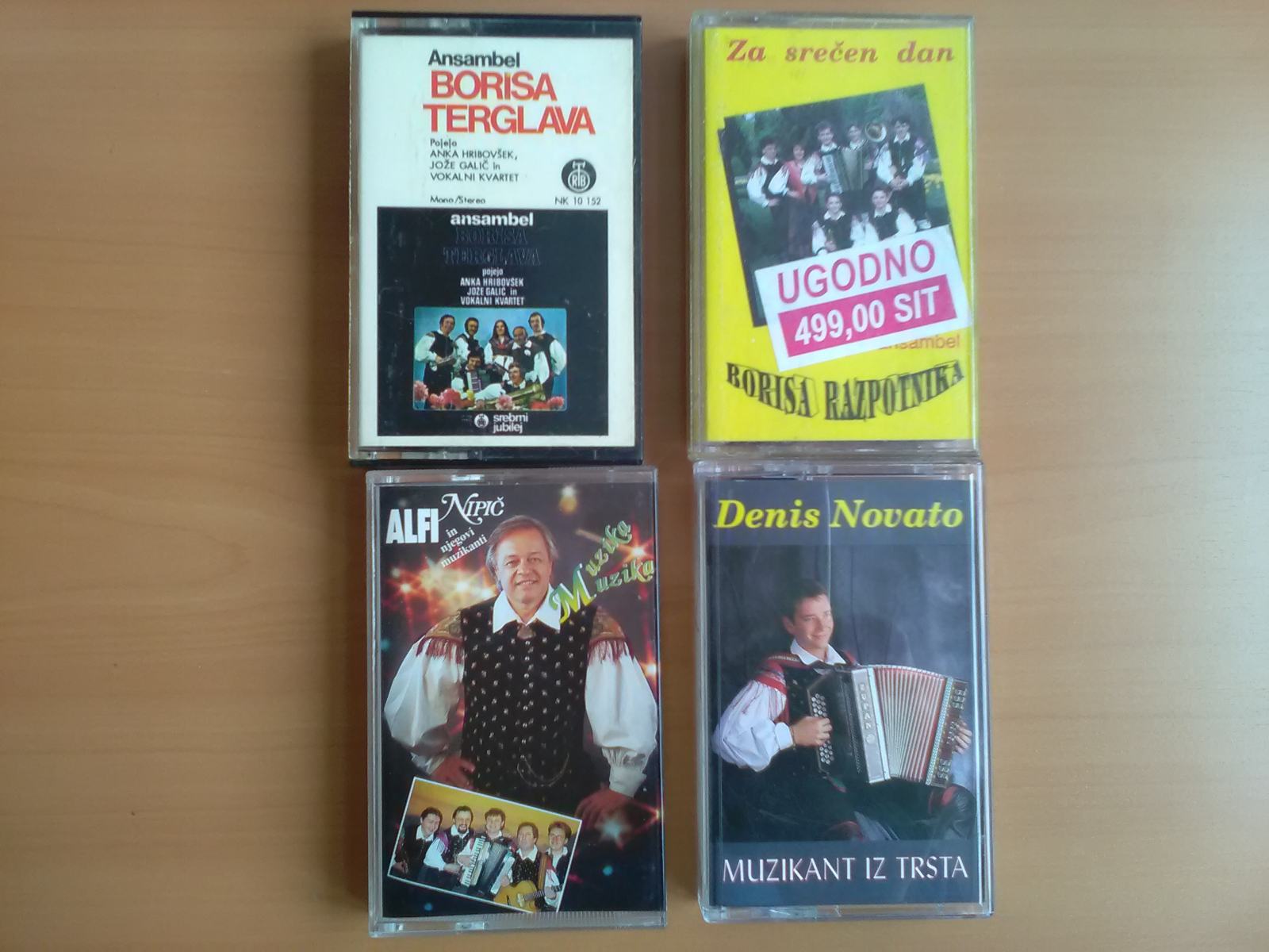 AUDIO KASETE: SLOVENSKA NARODNO-ZABAVNA GLASBA