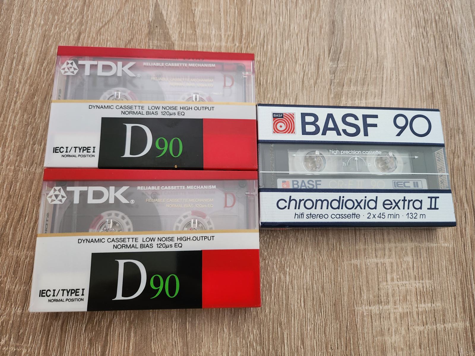 AVDIO KASETE ZA SNEMANJE,PRAZNE KASETE - BASF,TDK