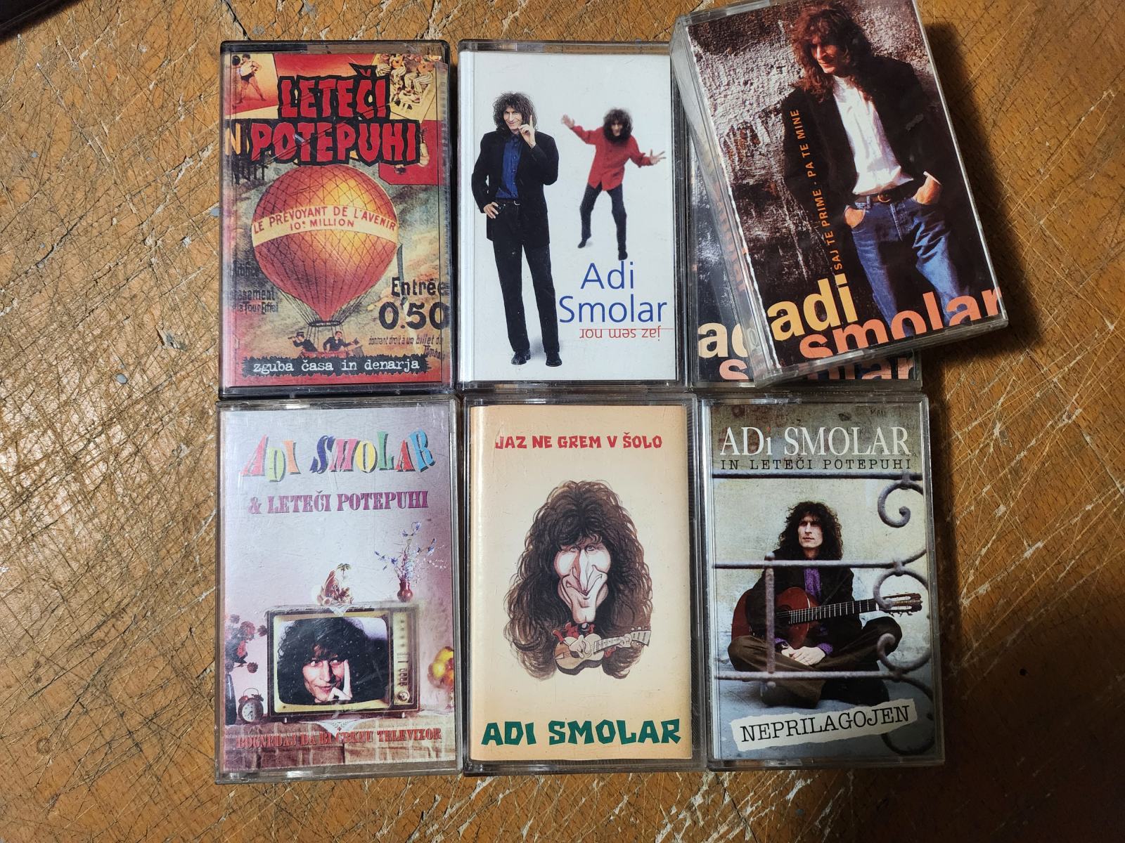 GLASBENE KASETE - ADI SMOLAR, LETEČI POTEPUHI