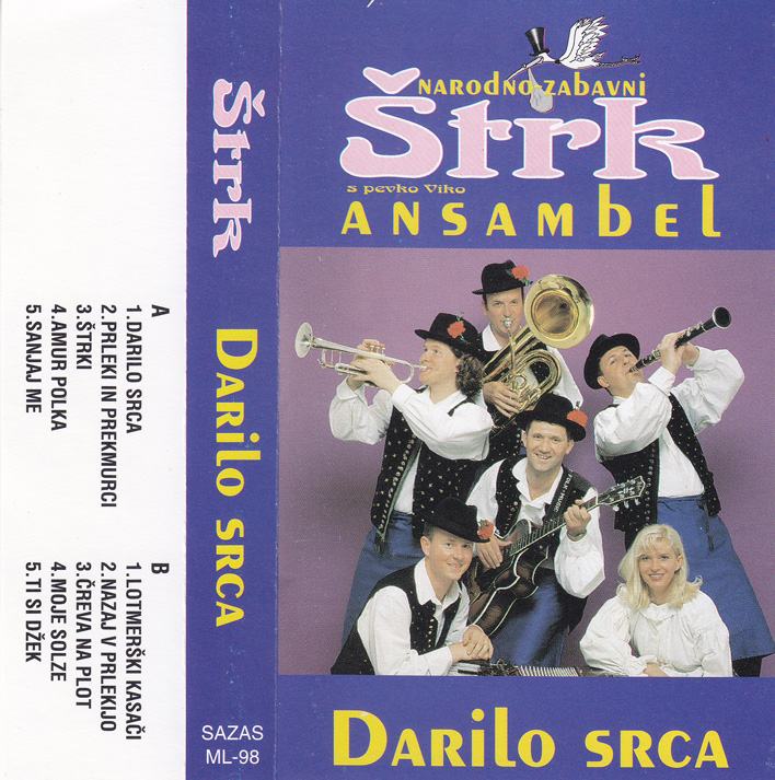 kaseta ANSAMBEL Štrk - Darilo srca