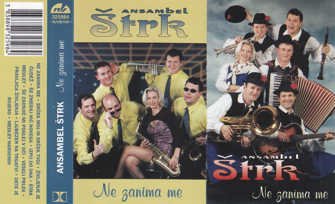 kaseta ANSAMBEL Štrk - Ne zanima me