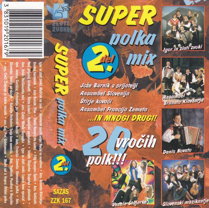 kaseta Kompilacija - Super polka mix 2. del