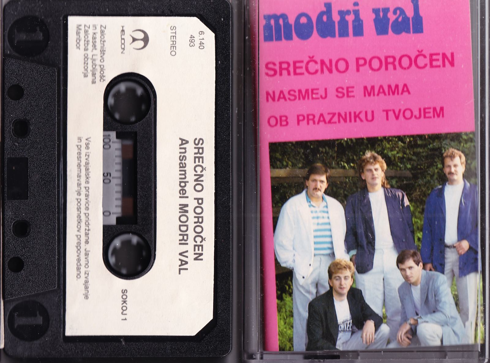 kaseta MODRI VAL Srečno poročen (MC 854)