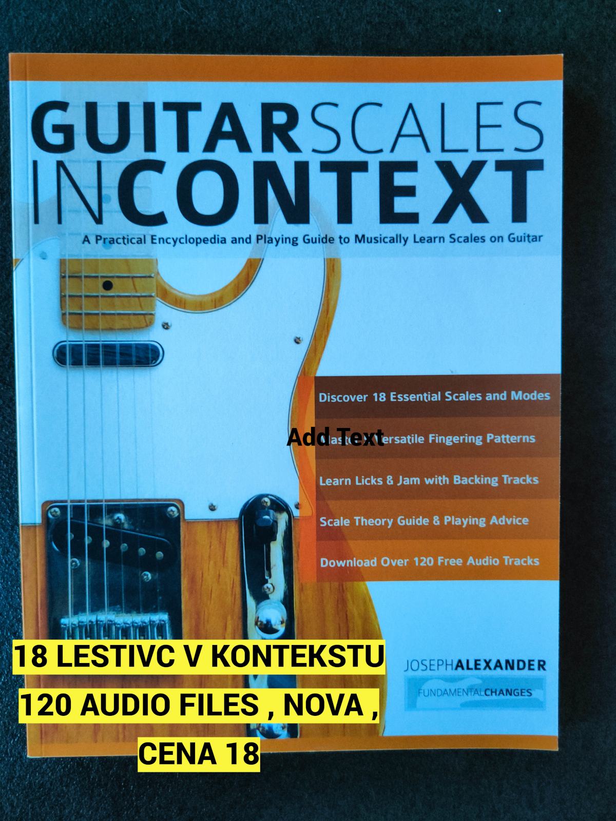 Nerabljen kitarski priročnik Guitar scales in context