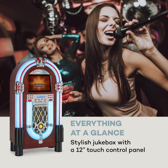 Auna Graceland Touch jukebox, Rjava