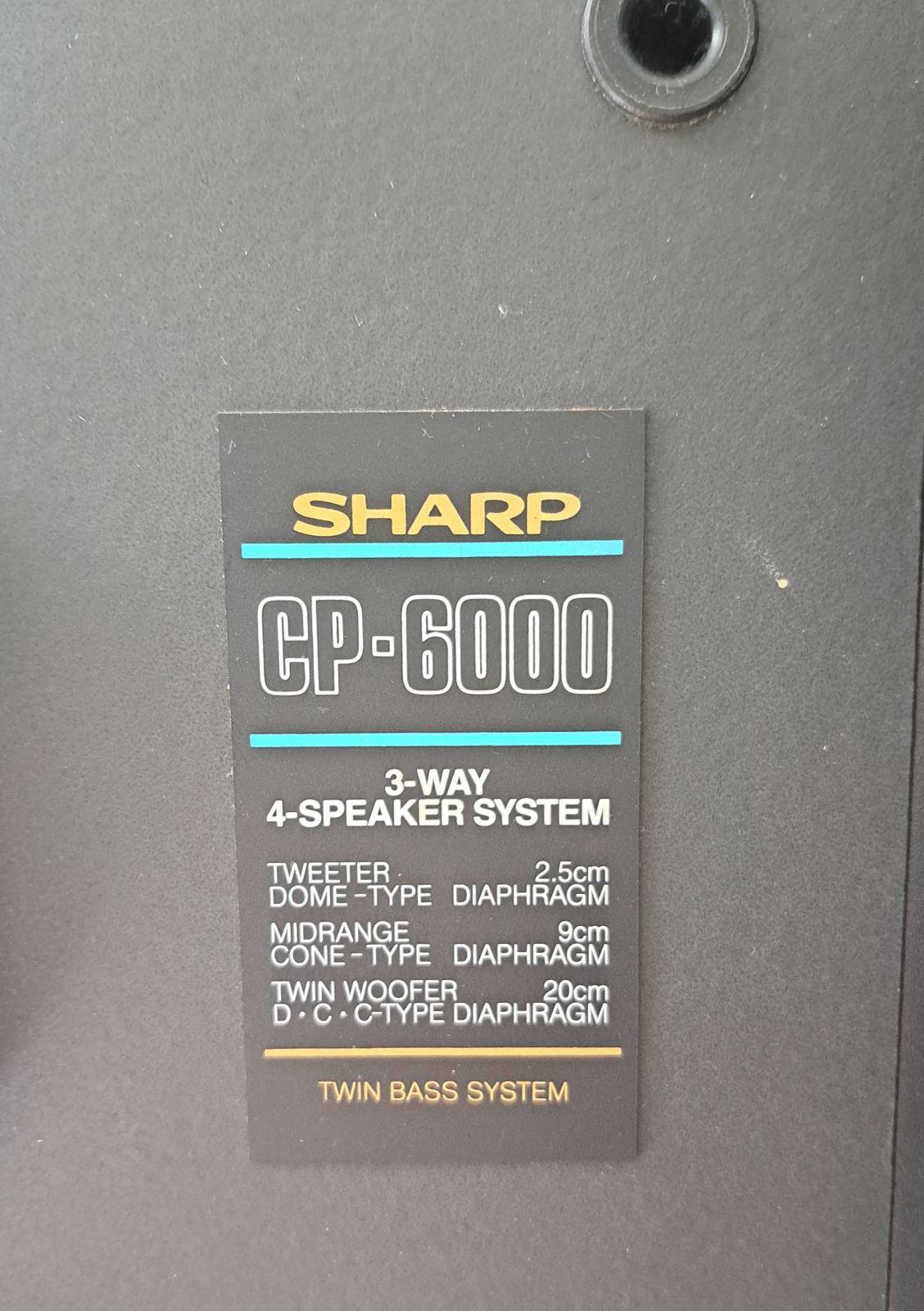 Glasbeni stolp Sharp CP 6000