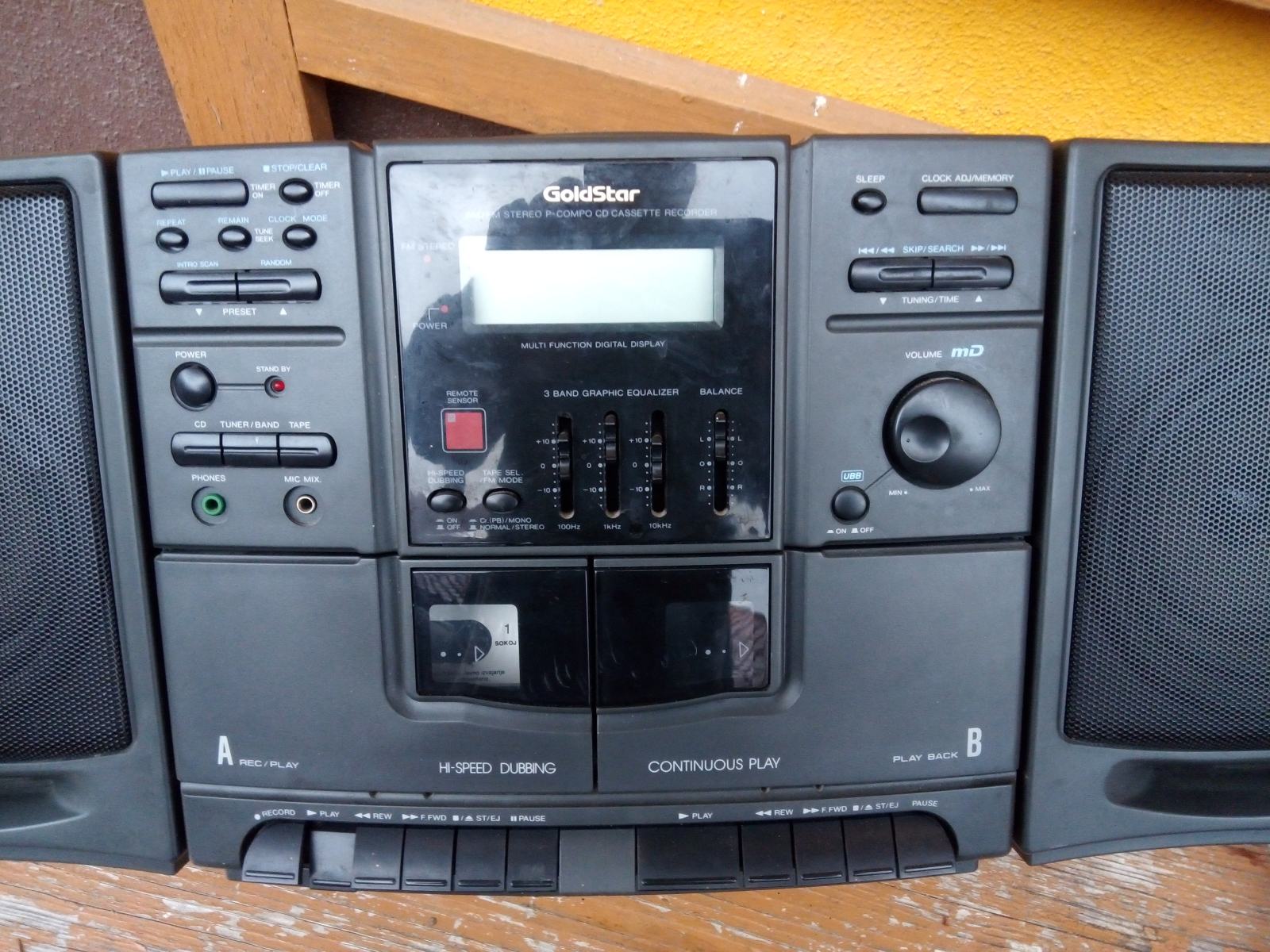 RADIJO KASETAR GOLDSTAR 25W 15 E