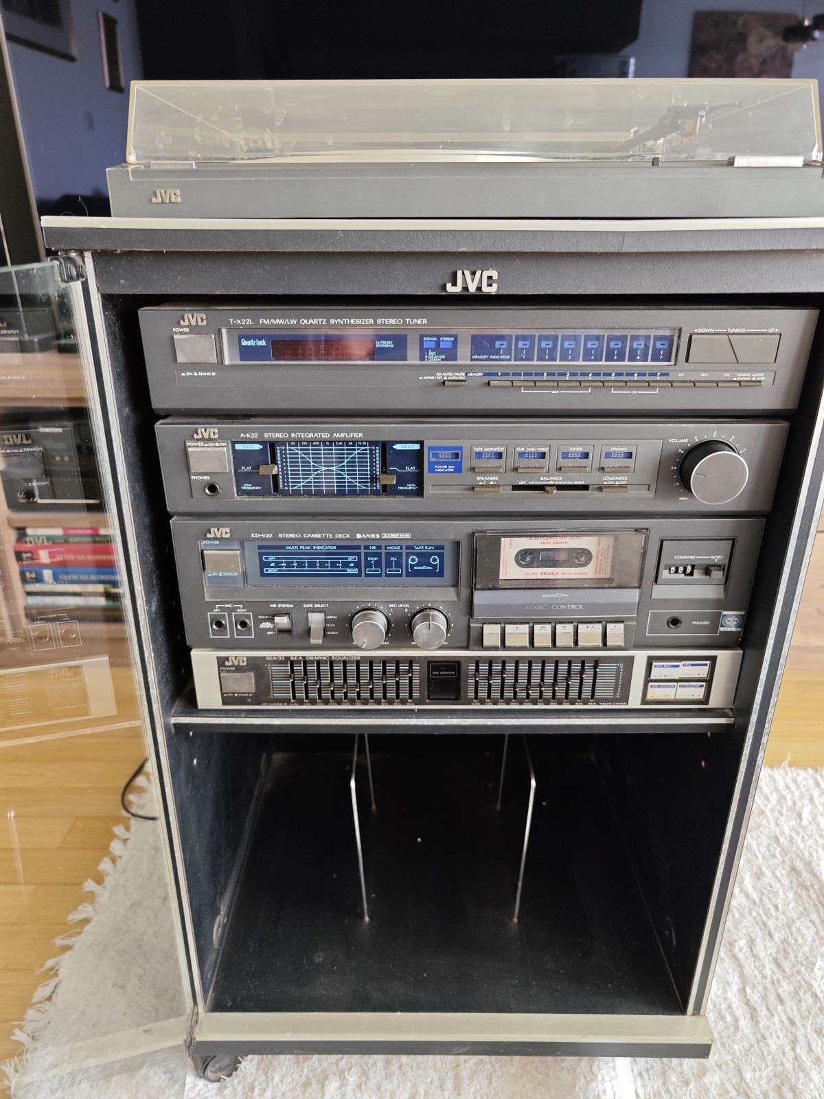 Retro HI FI sistem JVC (1984)