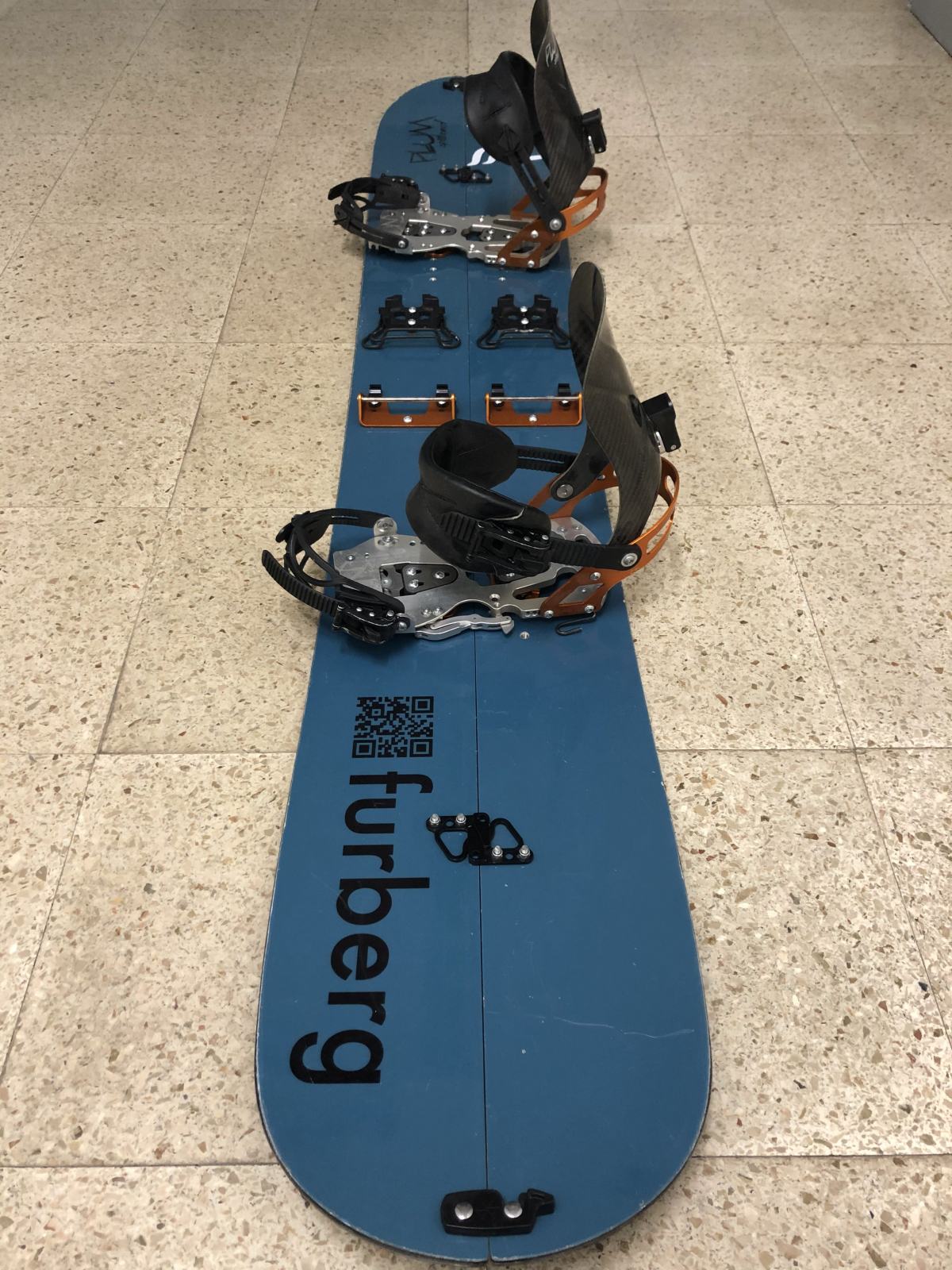 Splitboard Furberg Freeride Split 167 cm + okovje Plum Feyan Carbon