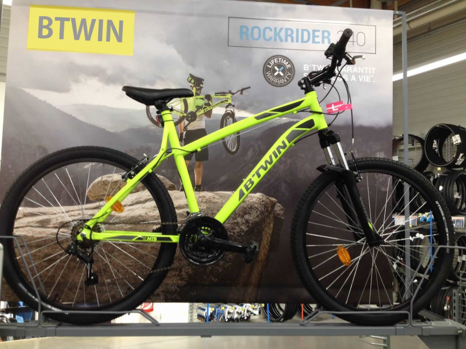 Btwin Rockrider 340 Rumeno gorsko kolo