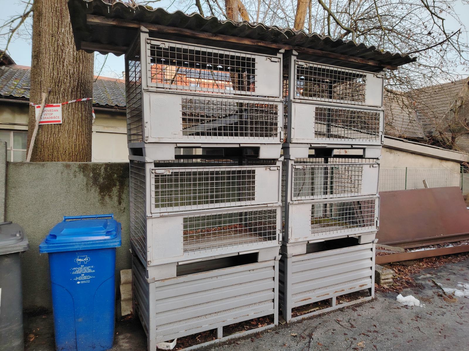 BOX palete (z mrežo)