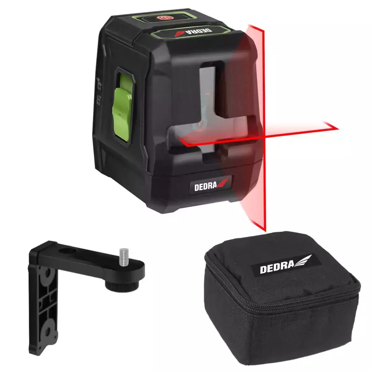 Križni laser, laserska nivelirka DEDRA MC0901 rdeči laser