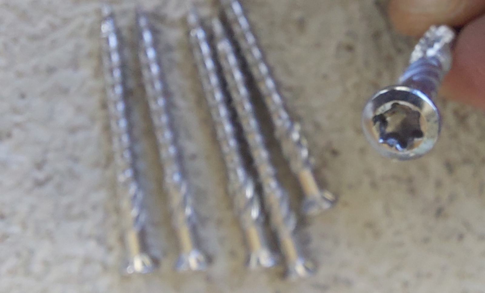 Vijaki inox nerjaveči za teraso 5x50 TX25 TORX, 1200 kom