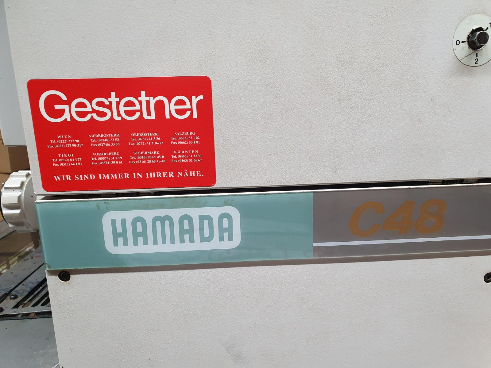 Hamada C48, enobarvni offset stroj