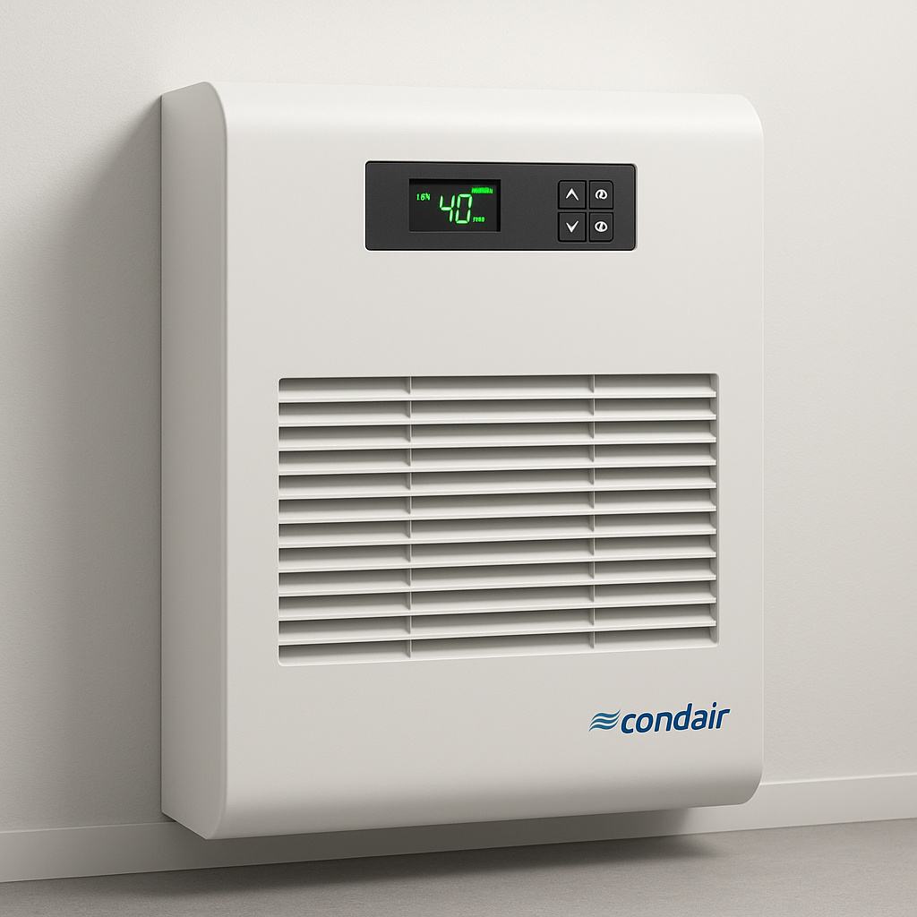 Stenski razvlažilec Condair DC 50W – NOVO, industrijska/profesionalna