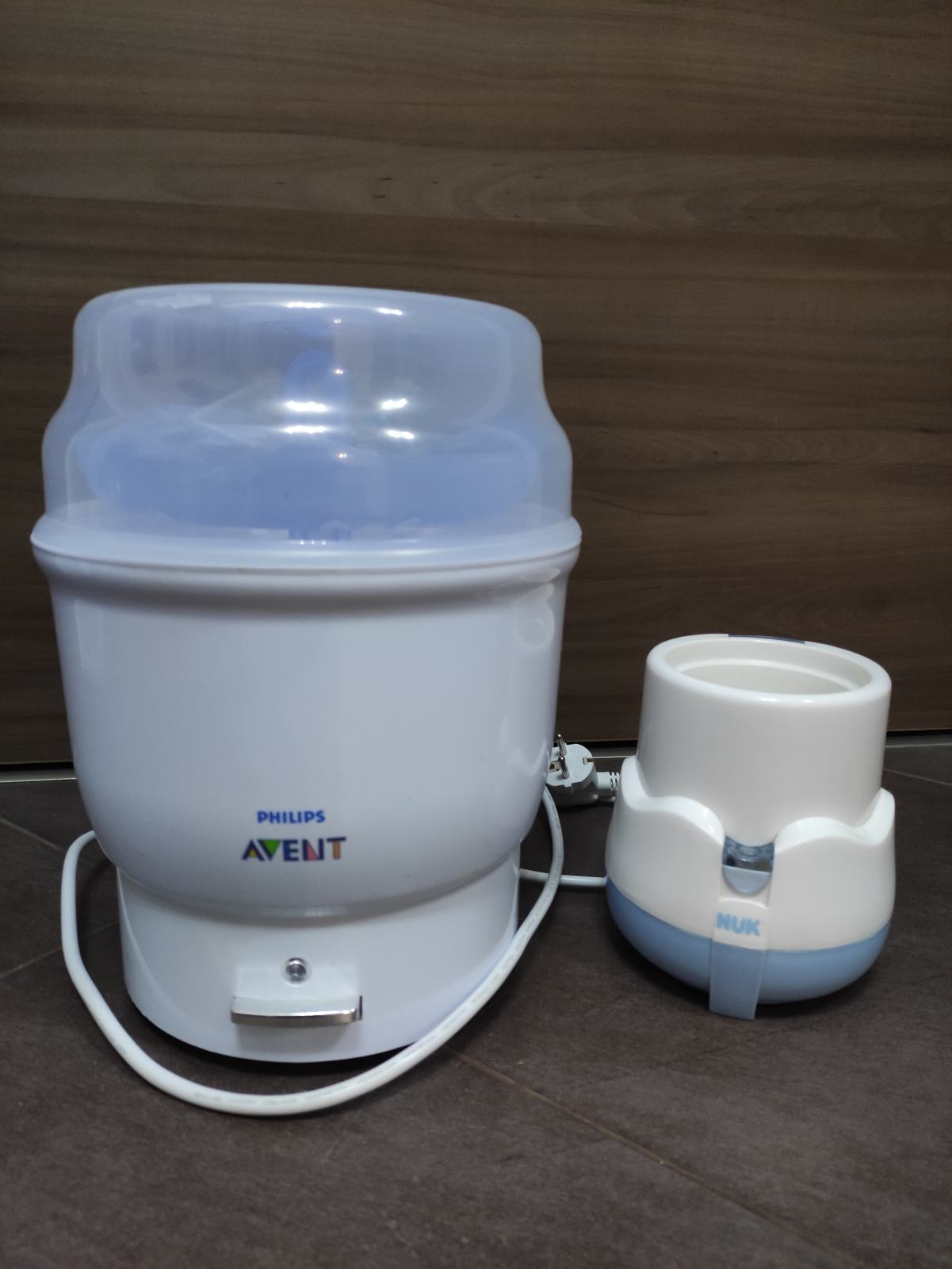 grelnik za steklenice nuk in sterilizator avent
