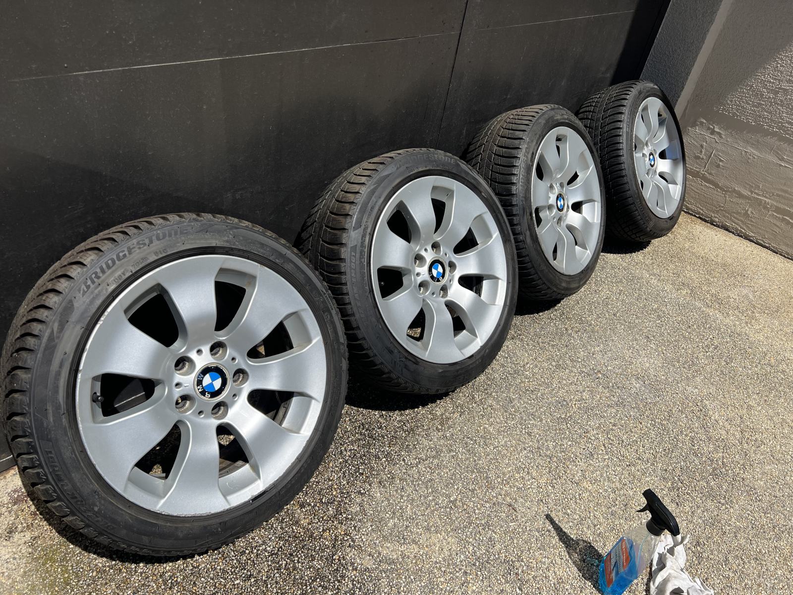 ALU Platišča 17 5x120 s pnevmatikami - zimske, 4 KOS - BMW S1,S3