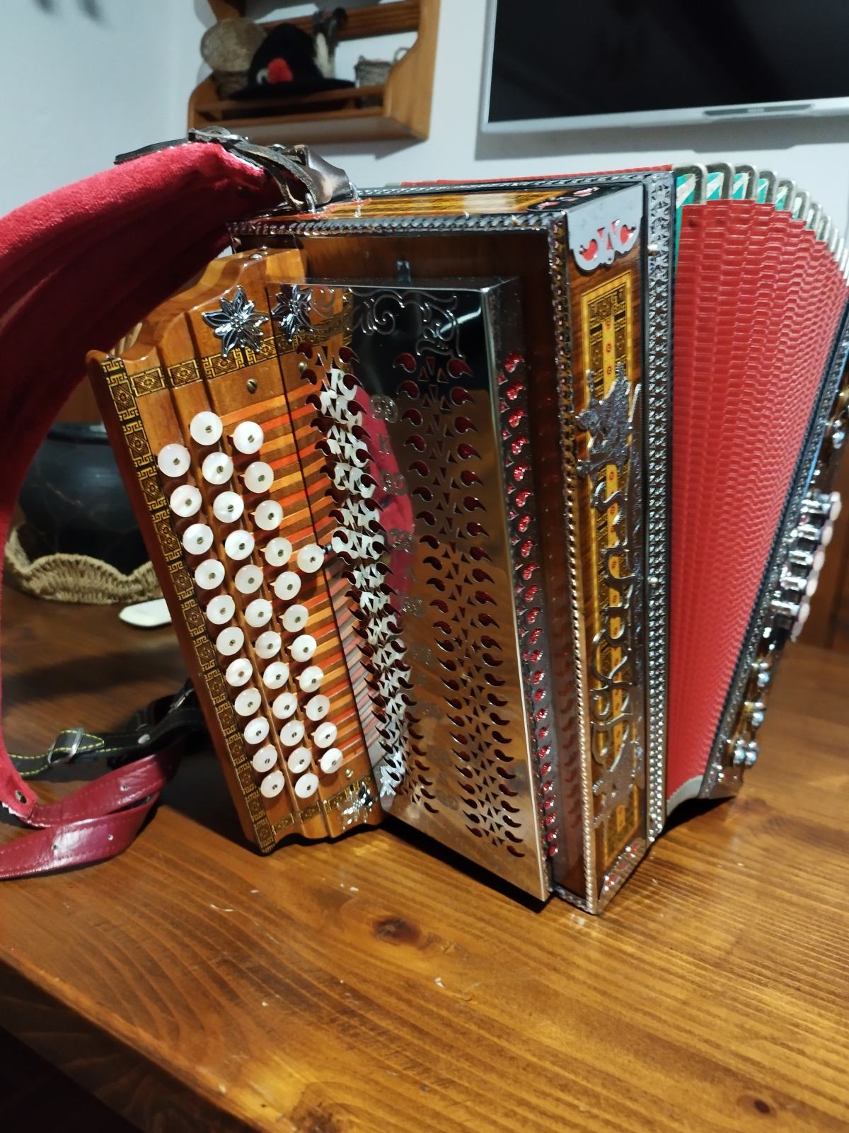 Diatonična harmonika Kapš C F B