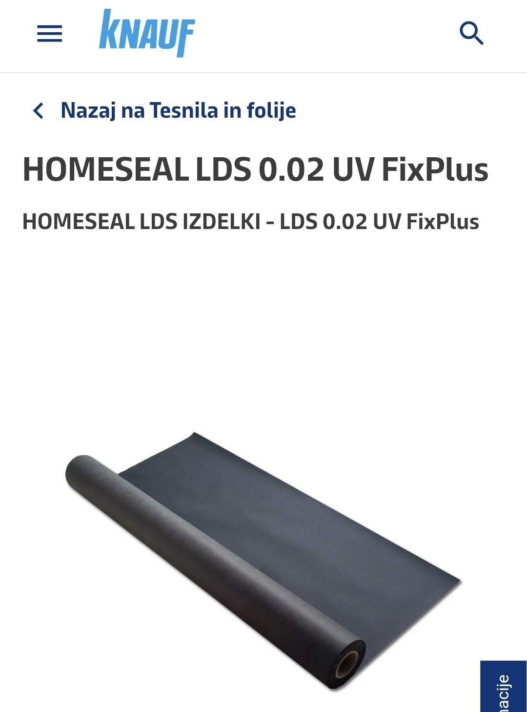 Folija lds knauf