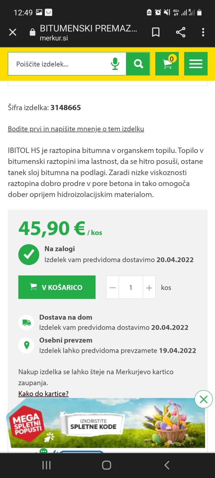 Fragmat Izoelast P4 plus bitumenski trak