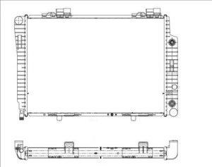 Hladilnik vode 500208-5 - Mercedes-Benz Razred C 93-01
