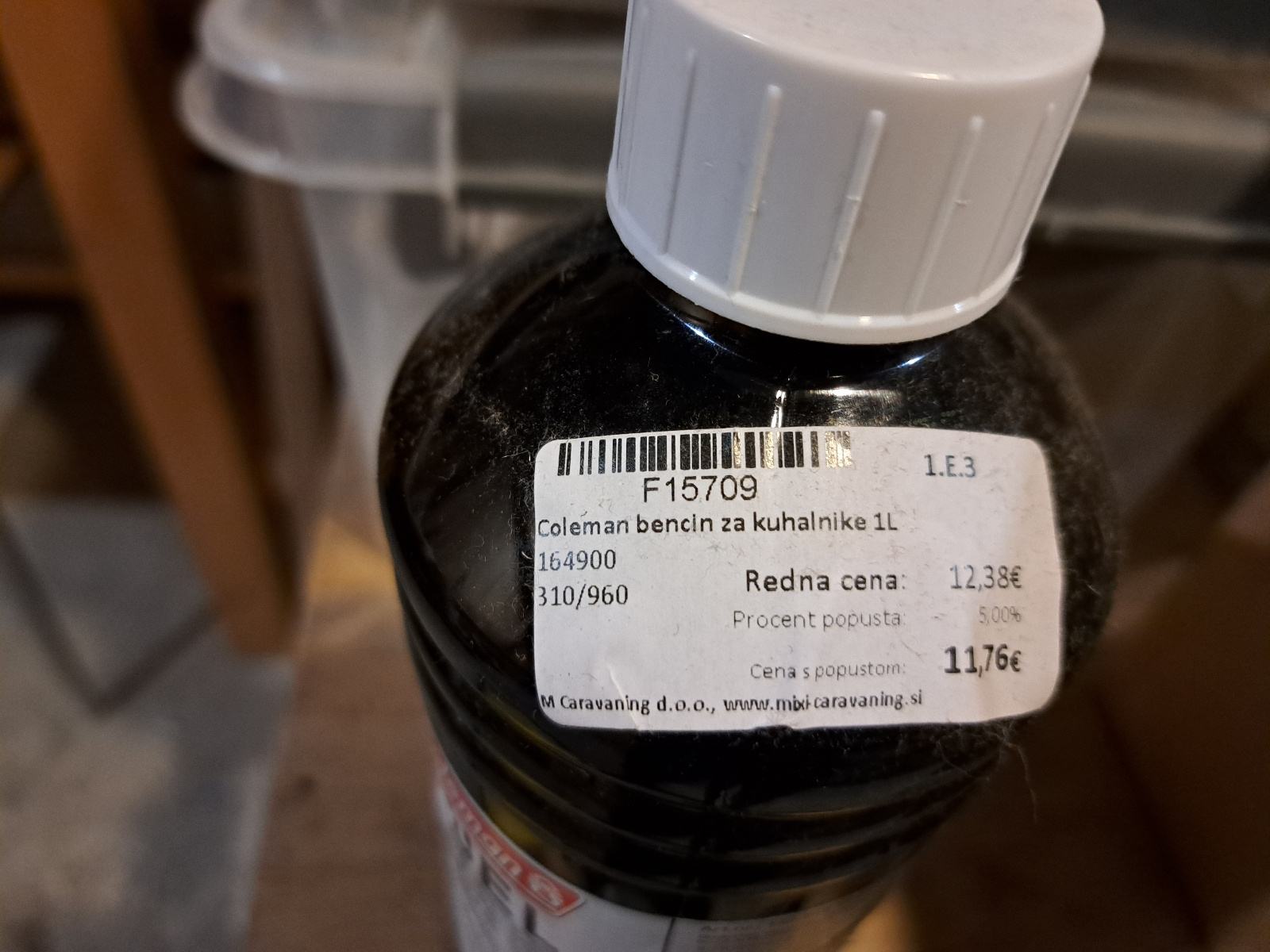 Coleman bencin za kuhalnik