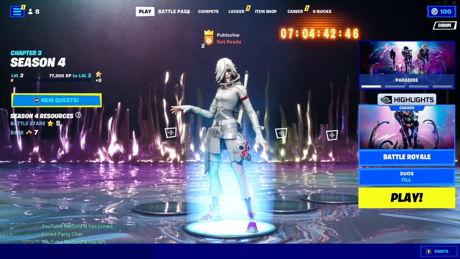 Fortnite Acc Account Racun Računn (Travis Scott) 165 skinov