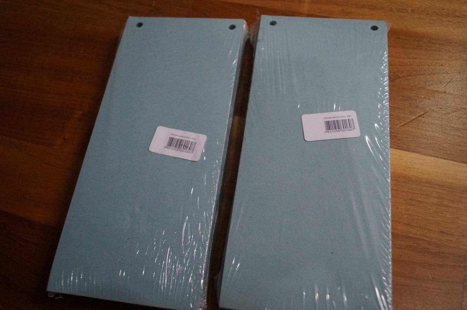 Pregradni kartoni 23 x 11 mm