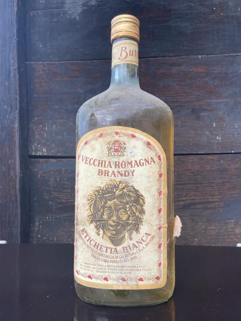 steklenica vekije VECCHIA ROMAGNA BRANDY Dalmacija Vino Split